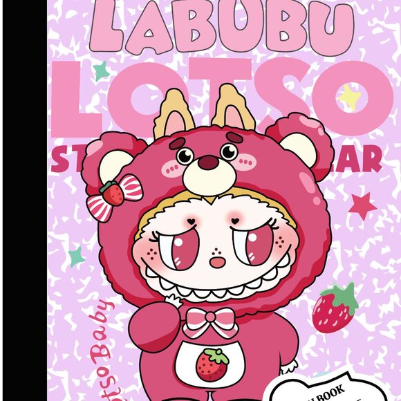Office | Labubu Lotso Strawberry Custom Composition Notebook Journal ...